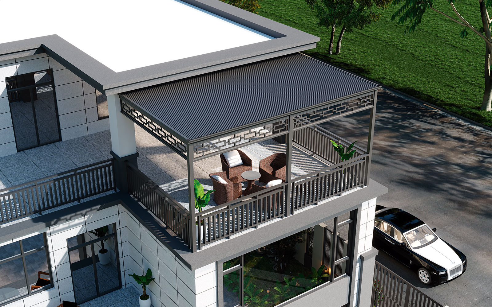 Elevate Your Roof with Premium Aluminum Tiles – Heat-Insulating ...